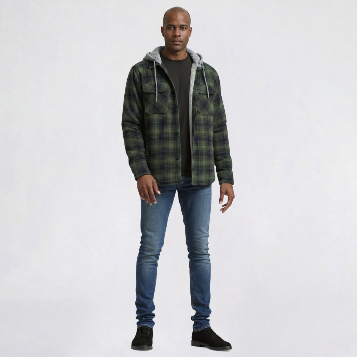 Click here for Mens Smiths Sherpa-Lined Flannel Shirt Jacket - Ol... prices